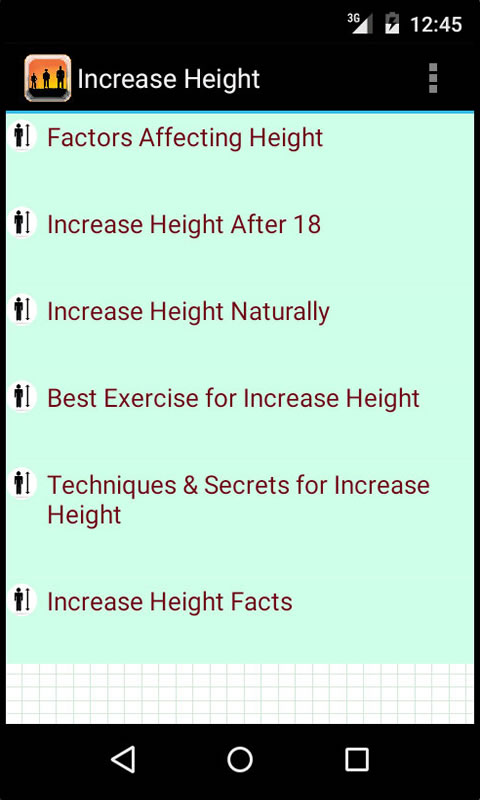 Increase Height - App on Amazon Appstore