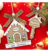 Amazon.com: Woodamore First Christmas in Our New Home Ornament 2024 - Our First Home Ornament ...