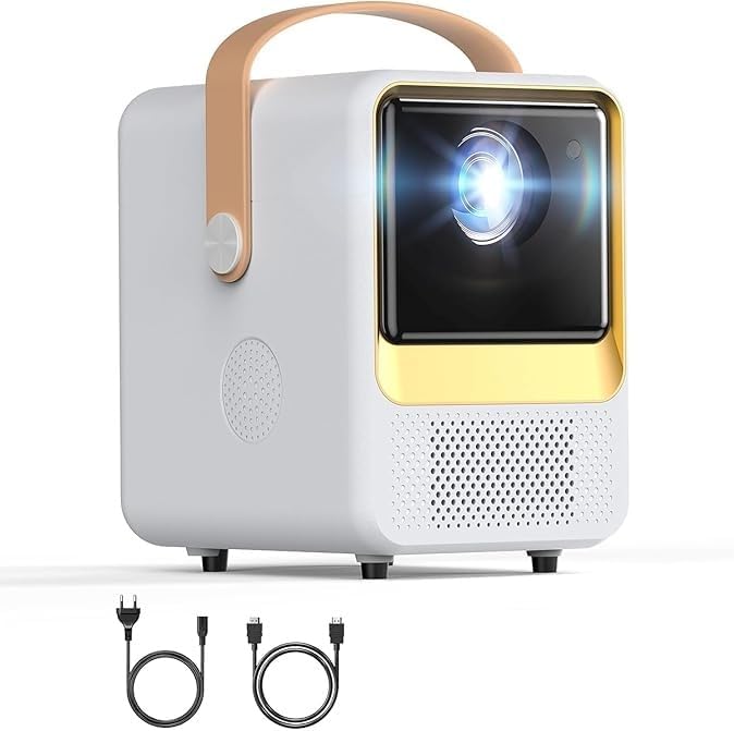 Amazon.com: BESGEER Mini Projector WiFi for Tufting, 5.2 Built-in ...