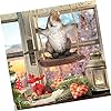 Amazon.com: Yardenfun Resin Hanging Squirrel Statue Outdoor Garden ...