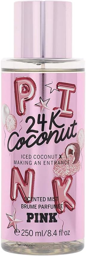 Amazon.com : Victorias Secret PINK 24K Coconut Body Mist 8.4 Ounce Warm ...