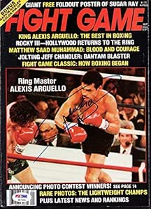 Amazon.com: Alexis Arguello Autographed Fight Game Magazine Cover PSA ...