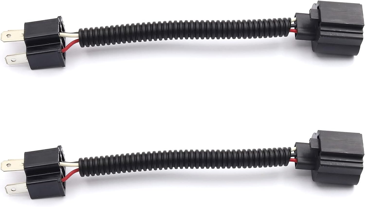 Ourbest H4 Male to H13 Female Connector Socket Pre-Wired Harness Plug ...