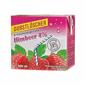WeserGold - Durstlöscher Himbeer 4x12x0,5L : Amazon.de: Lebensmittel & Getränke