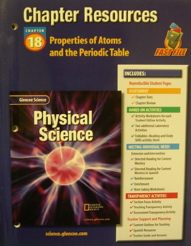 Glencoe Science: Physical Science Chapter Resources, Chapter 18 ...