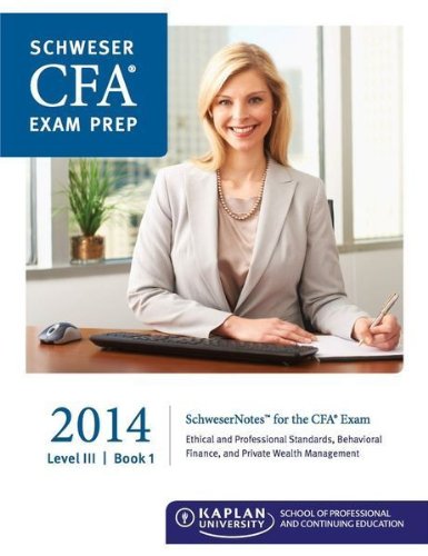 Schweser CFA Level 3 (2014) : Amazon.de: Bücher