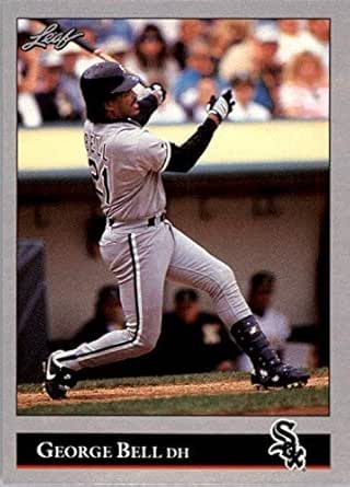 Amazon.com: 1992 Leaf #462 George Bell MLB Baseball Trading Card ...