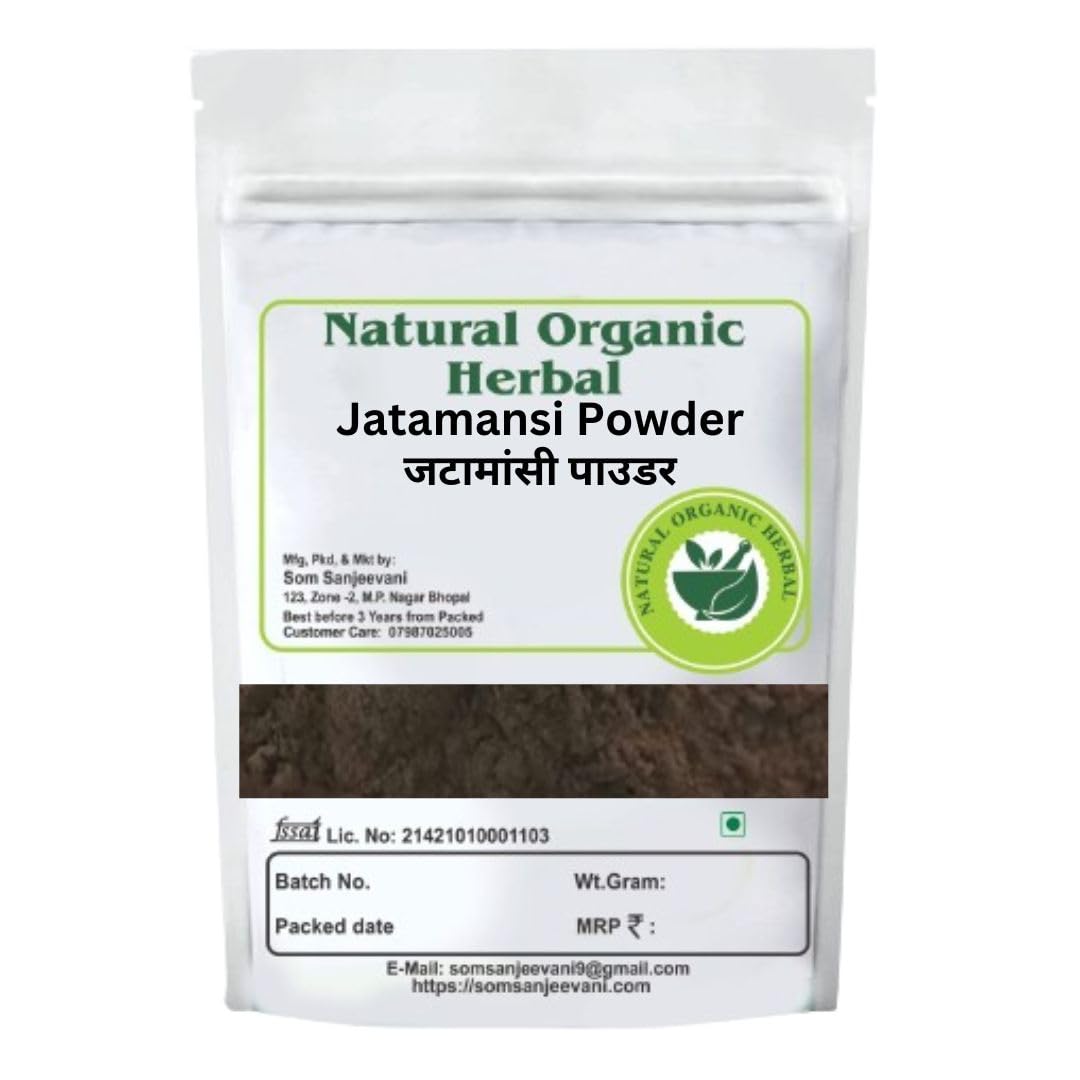 Natural Organic Herbal Jatamansi Root Powder -50g -for Strong, Shiny ...