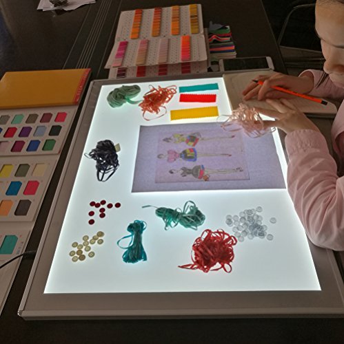 Buy JUNLON A2 Aluminum LED Light Board Pad Tracing Box Table for ...