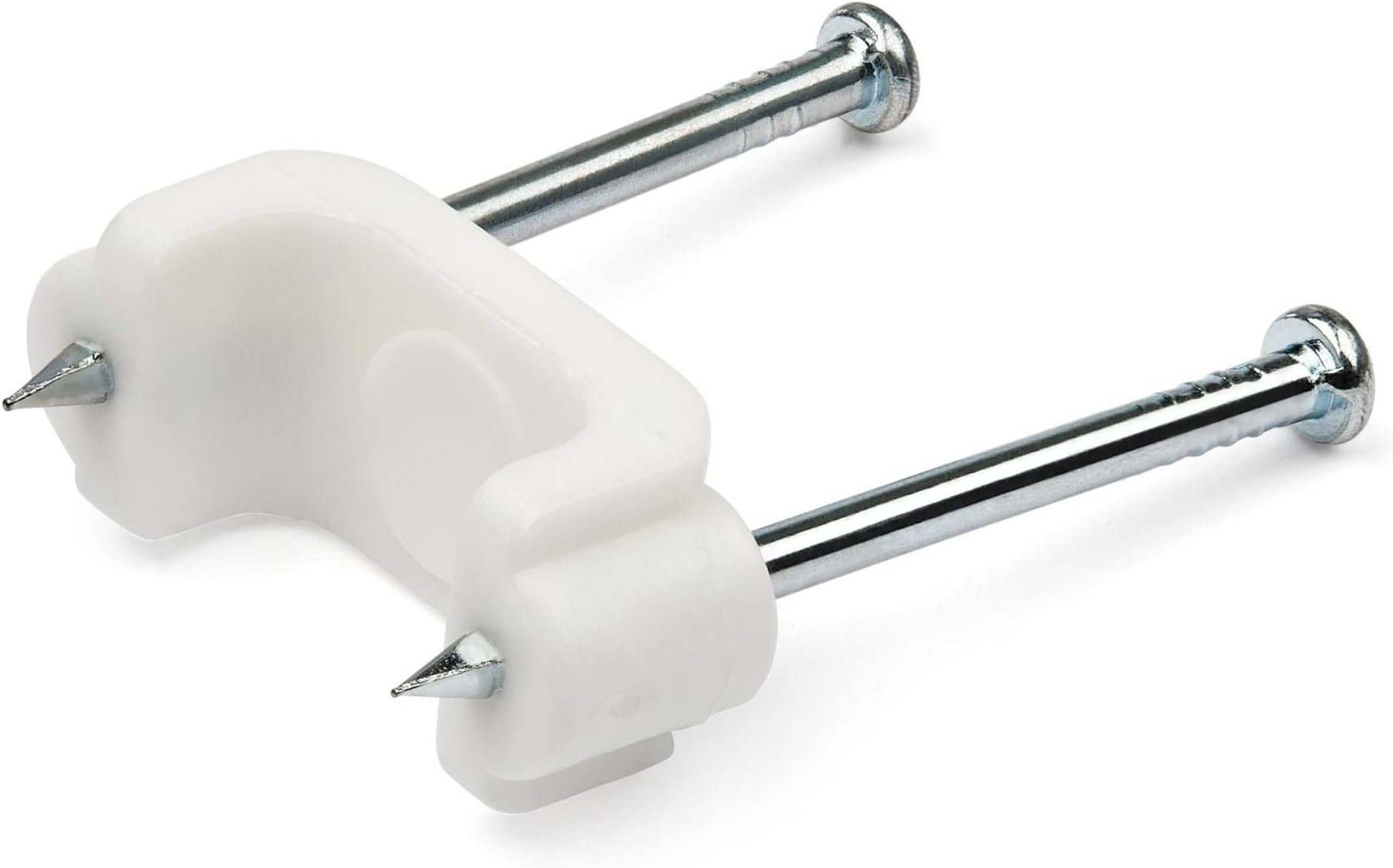 Amazon.com: StarTech.com 100 Pack Cable Clips with Nails - Two Steel ...