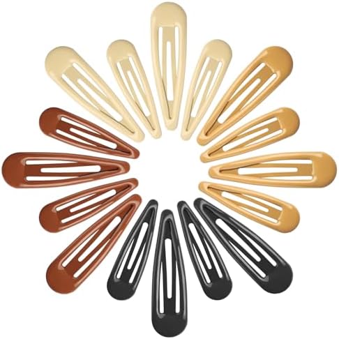Amazon.com : WILLBOND 50 Pcs Snap Clips for Hair 3.5 Inch Large Metal ...