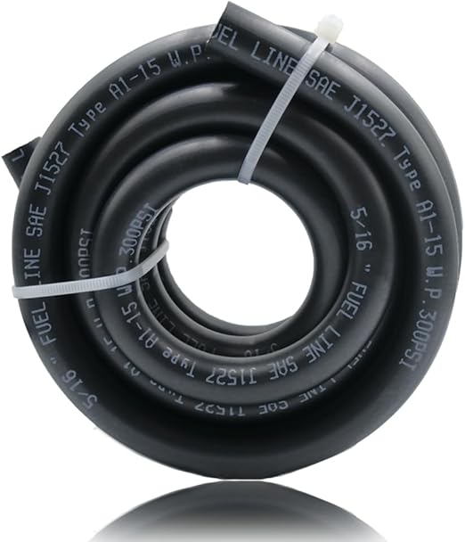 Amazon.com: 5/16 Marine Fuel Line Hose- 20FT SAE J1527 Type A1-15 Boat ...