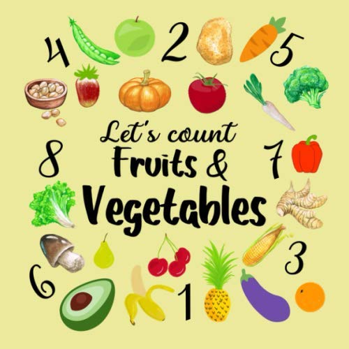 Let's Count Fruits & Vegetables: Fun Counting Activity Puzzle Book For ...