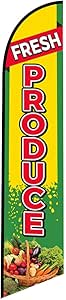 Amazon.com : Fresh Produce Feather Banner Swooper Flag - Replacement ...
