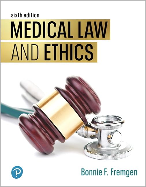 Medical Law and Ethics: 9780135414521: Medicine & Health Science Books ...