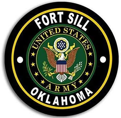 Amazon.com: JR Studio 4x4 inch Round Fort SILL Army Base Sticker (Logo ...