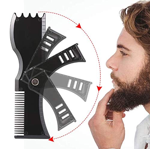 Amazon.com : Rotary Beard Shaper ,Adjustable Beard Shaping Tool Comb ...