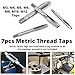 7pcs Metric Thread Tap Steel Threading Tapping Tool Thread Cutter Tool ...