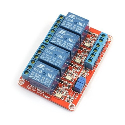 Alcoa PrimeDC 24V 4CH High Low Level Trigger Optocoupler Shielded Relay ...