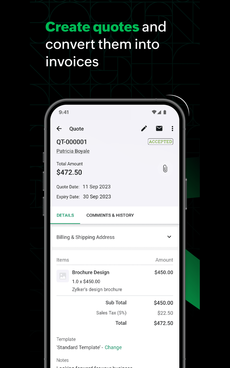 Billing App - Zoho Billing - App on Amazon Appstore