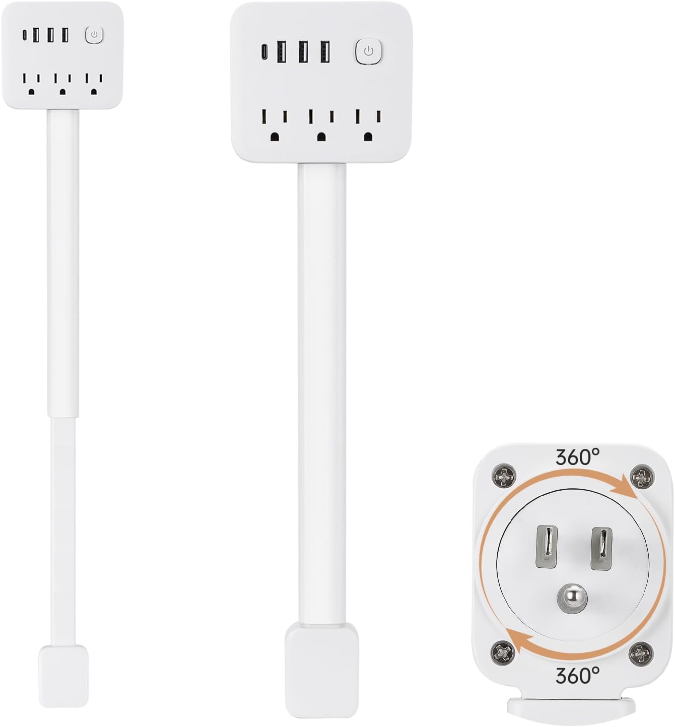 Amazon.com: MellowSpace Outlet Extender, Expandable Rotatable Socket ...