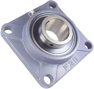 (YR) UCF211-32 2" Four Bolt Flange Bearing Set Screws F4B-SC-200, SpinCo FHSFJ211-32G, SF-2, FY ...