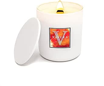 Amazon.com: VAVERA Blood Orange Lava Wood Wick Candles That Crackle ...