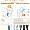 Amazon.com: Yieach Larger Compartments Stackable Water Bottle Organizer ...