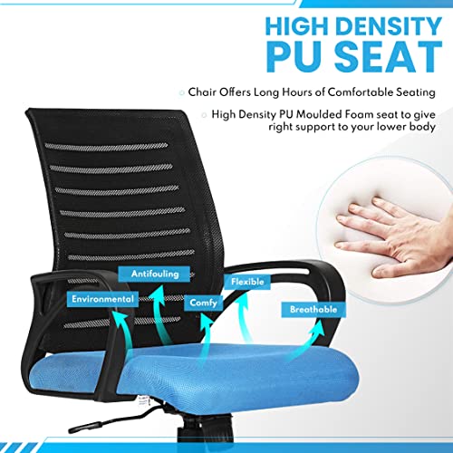 Da URBAN® Tulip Mid-Back Revolving Mesh Ergonomic Chair Home & | Shop ...