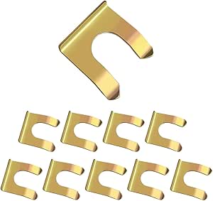 10PCS Brake Line Clips - High Grade Metal U Shaped Brake Hose Clips ...