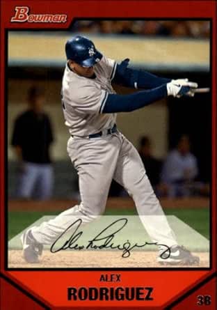 Amazon.com: 2007 Bowman Baseball Card #200 Alex Rodriguez ...