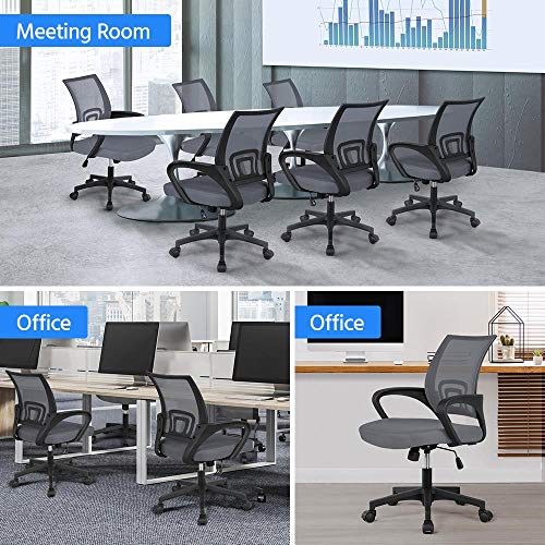 Snapklik.com : Yaheetech Office Chair Mid Back Executive Task Swivel ...
