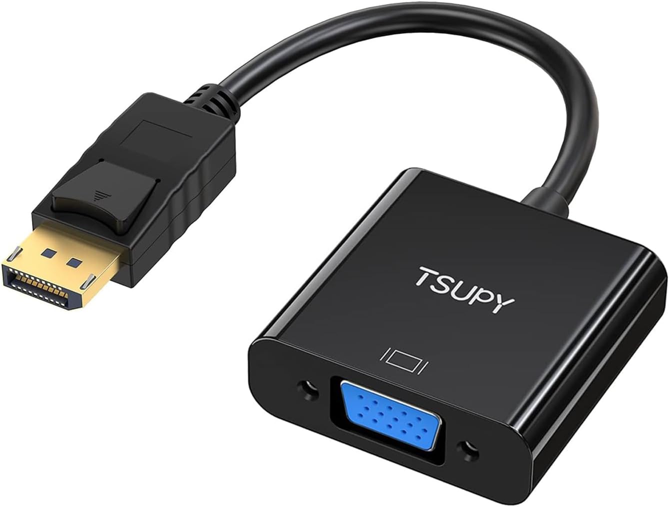 TSUPY DisplayPort auf VGA Adapter 1080P mit Vergoldetem Stecker DP auf ...