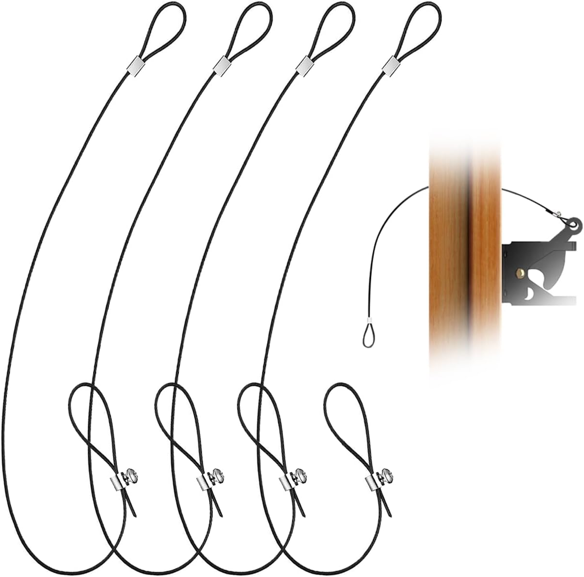 Amazon.com: 6 Pieces Gate Latch Cable Pull Gate Latch Pull Gate Latch ...