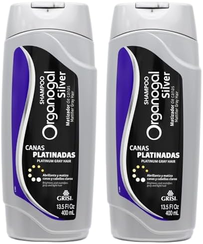 Amazon.com : ORGANOGAL Grisi Platinador Shampoo, 2 Pack : Beauty ...