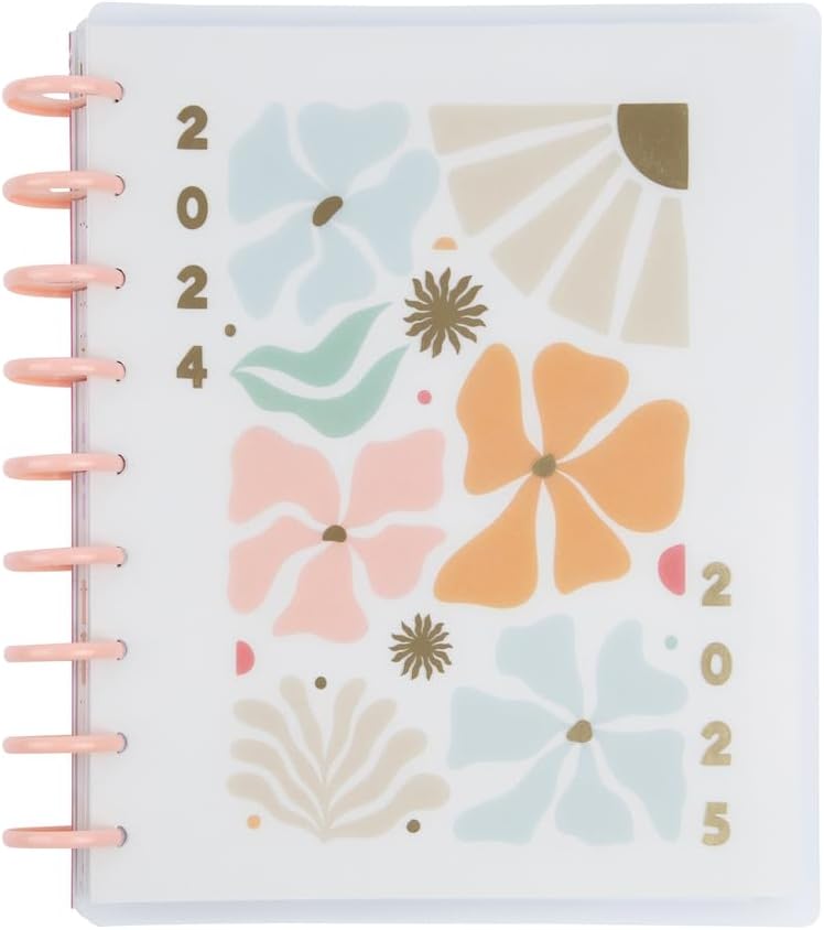 Happy Planner Disc Bound Mid-Year 12 Month Dashboard Planner, Academic ...