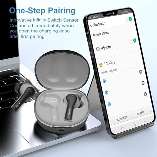 Ant Esports Infinity ENC True Wireless Earbuds, 5.3 Bluetooth with 4 ...