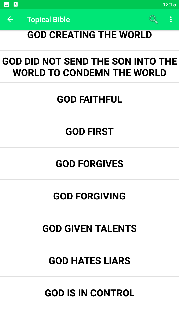 Topical Bible: Verses By Topic - App on Amazon Appstore