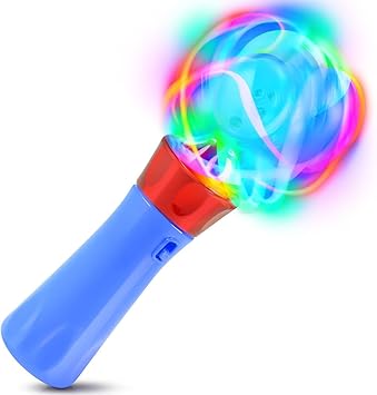Amazon.com: ArtCreativity Light Up Wand for Kids – LED Spinning Light ...