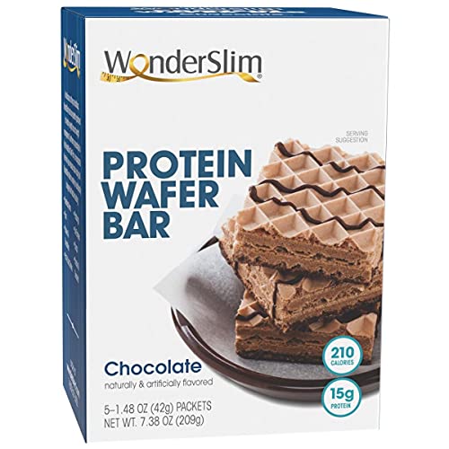 Reviews for WonderSlim High Protein Wafer Bar, Chocolate - Low Calorie ...
