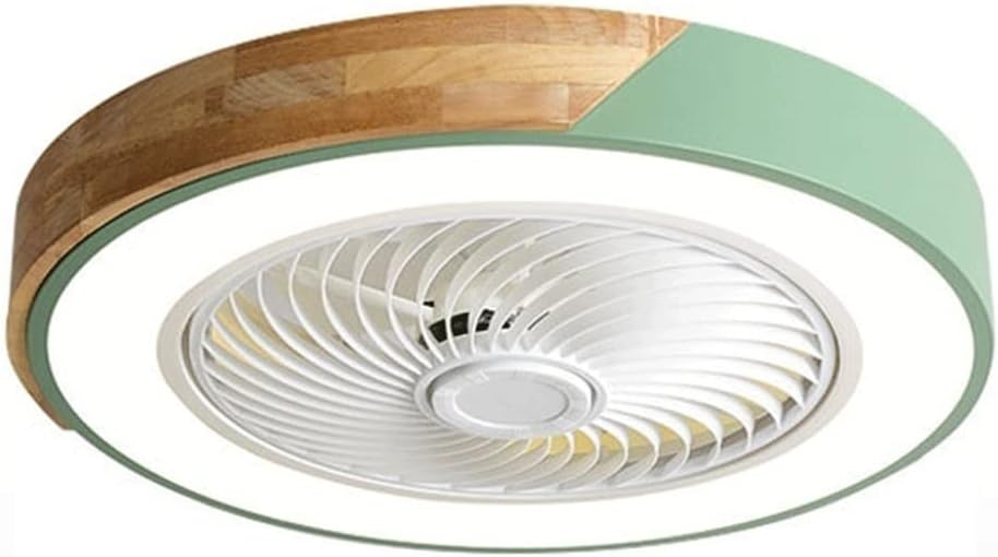 Chandelier, Modern Round Ceiling Fans with Light and Remote Wood Decor ...