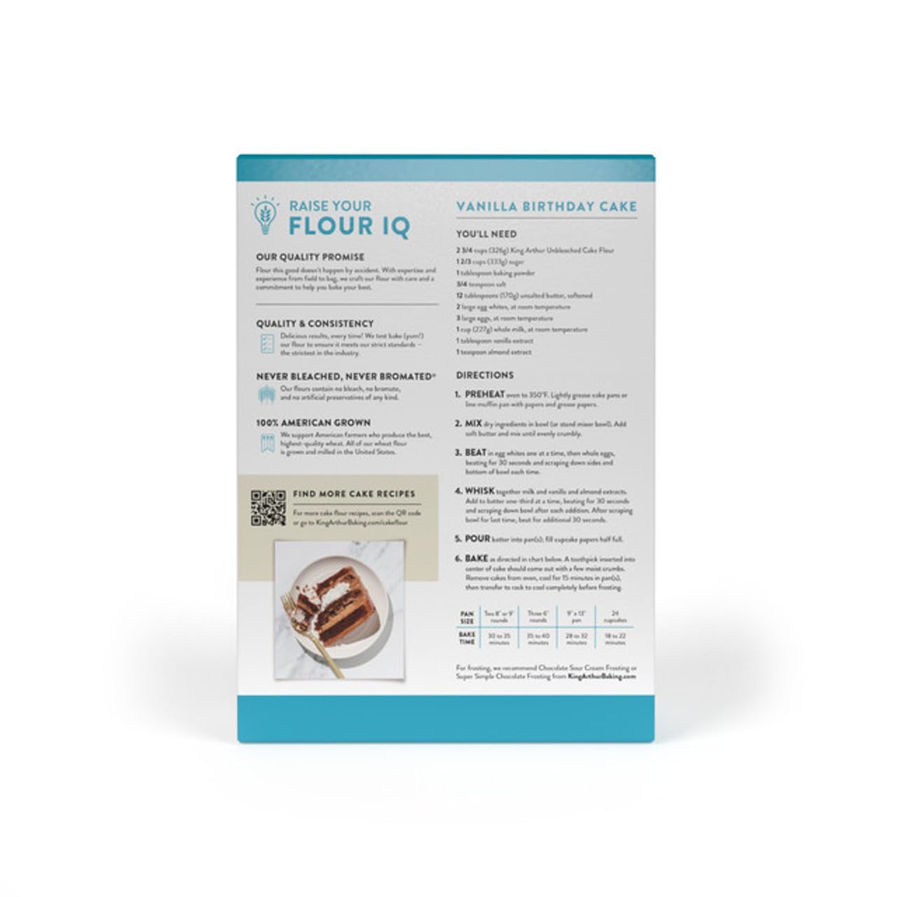 Snapklik.com : King Arthur Unbleached Cake Flour