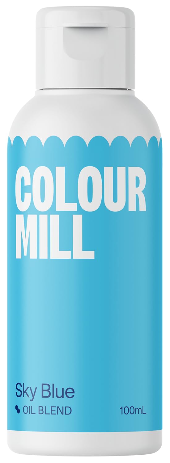 Amazon.com : Colour Mill Oil-Based Food Coloring, 100 Milliliters Sky ...