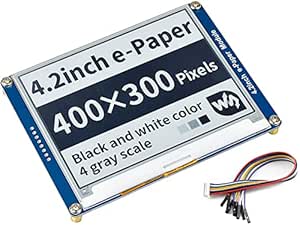 Waveshare 4.2inch E-Ink Display Module Communicating via SPI Interface 400x300 Resolution E ...