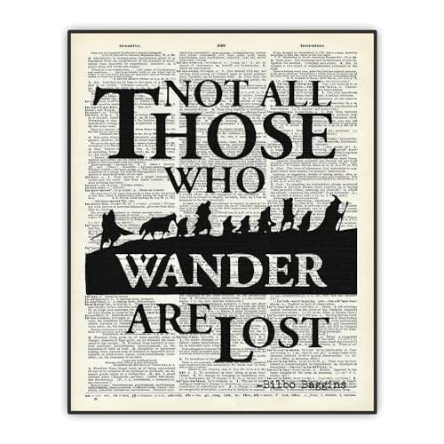 Amazon.com: LOTR Wall Decor, LOTR Gift, Classroom Office Home Wall Art ...