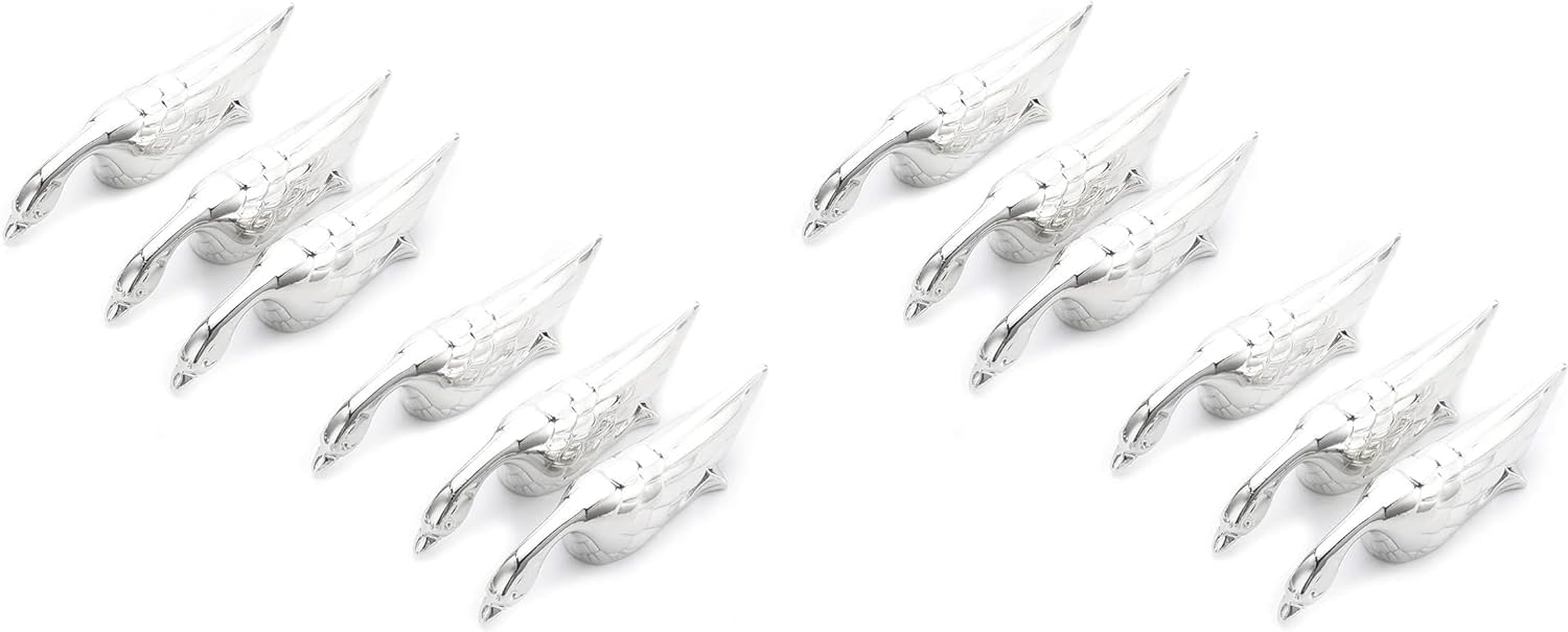 Amazon.com: BMTick Swan Lake Knife Rest for Table Setting, Silver, Set ...