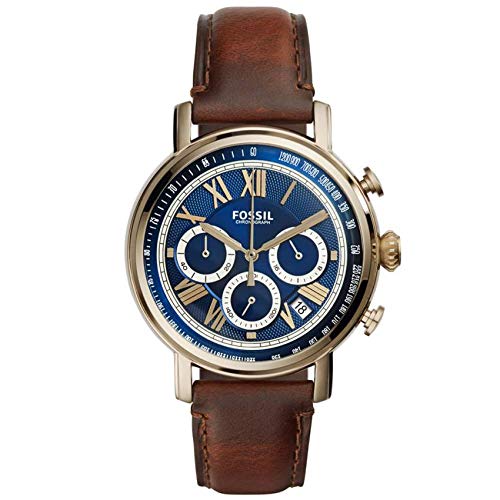 Fossil FS5148 Buchanan Blue Dial Chronograph Men's Watch : Amazon.in ...