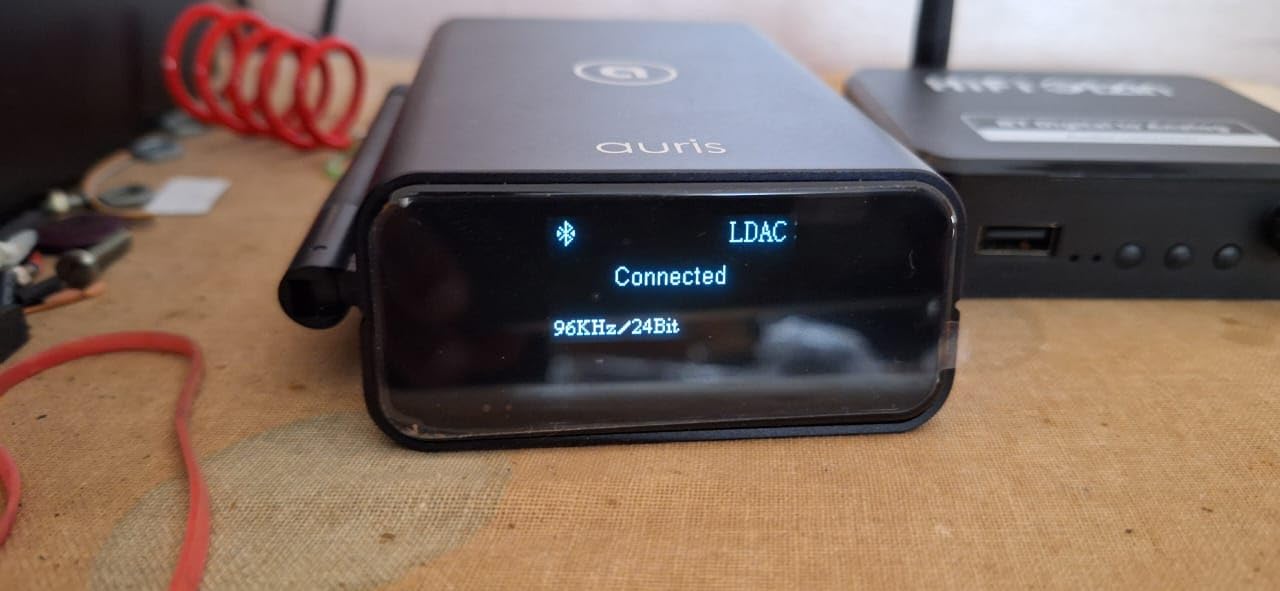 Auris Blume Pro HiFi Bluetooth 5.0 Music Receiver Long Range Bluetooth ...