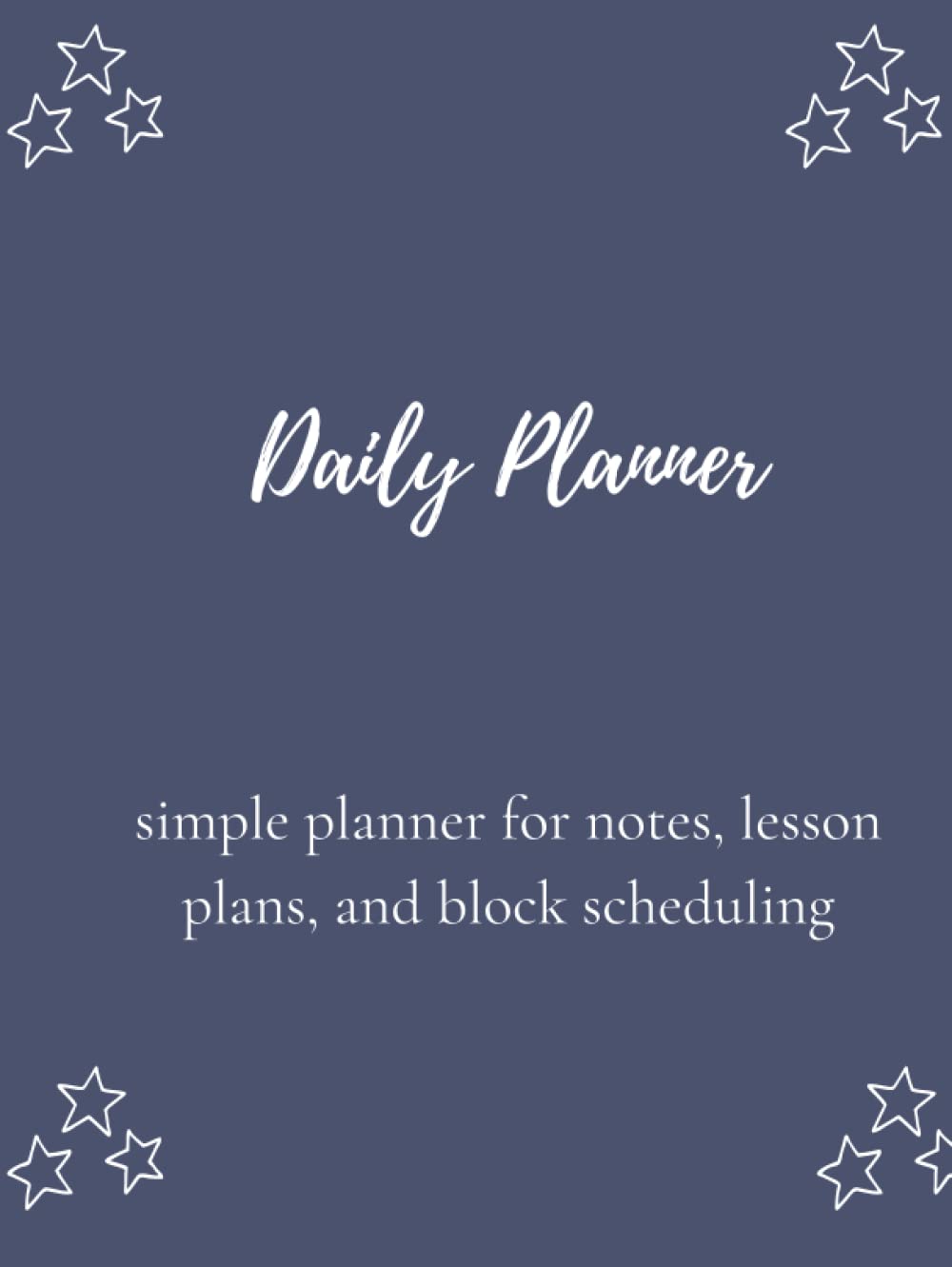 Buy Daily Planner Simple Planner For Block Scheduling Taking Notes buy-daily-planner-simple-planner-for-block-scheduling-taking-notes