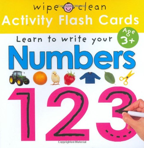 Amazon.com: Wipe Clean Flash Cards 123 (Wipe Clean: Learn to Write ...